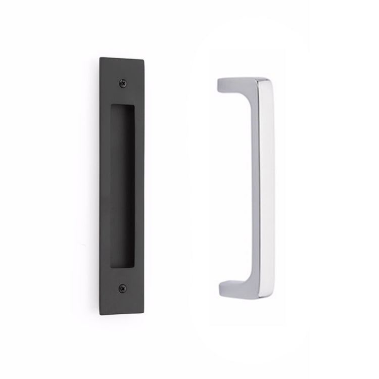 10 Inch Solid Brass Modern Rectangular Brisbane Door Pull Set – Antique Hardware Supply