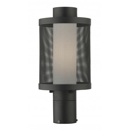 1 Light Textured Black Post Top Light – Antique Hardware Supply
