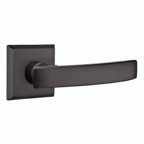 Emtek Solid Brass Sandcast Yuma Lever With Square Rosette – Antique ...