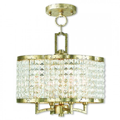 4 Light Winter Gold Chandelier/Semi Flush – Antique Hardware Supply