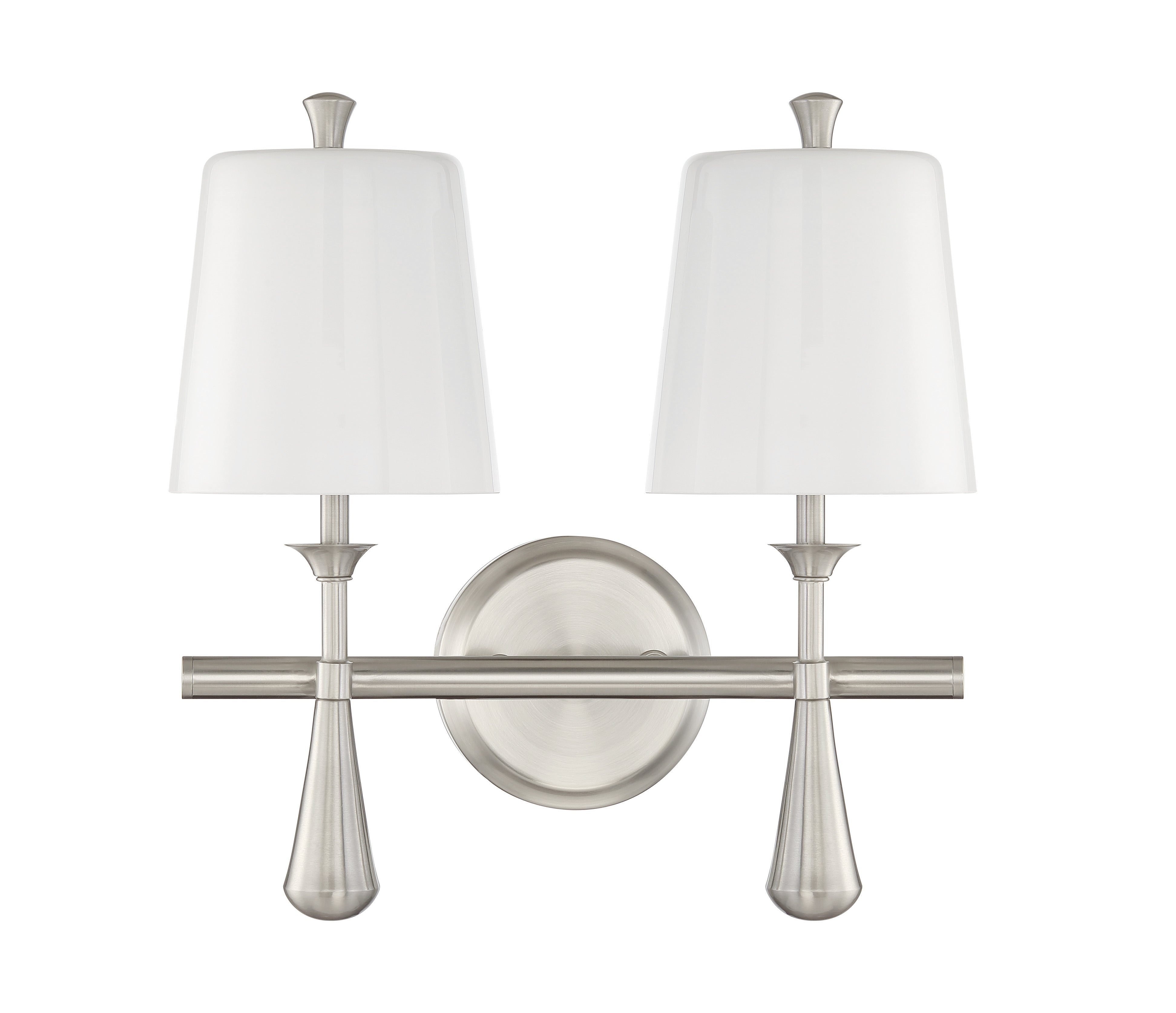 Palmer 2 Light Vanity in Brushed Polished Nickel – Antique Hardware Supply