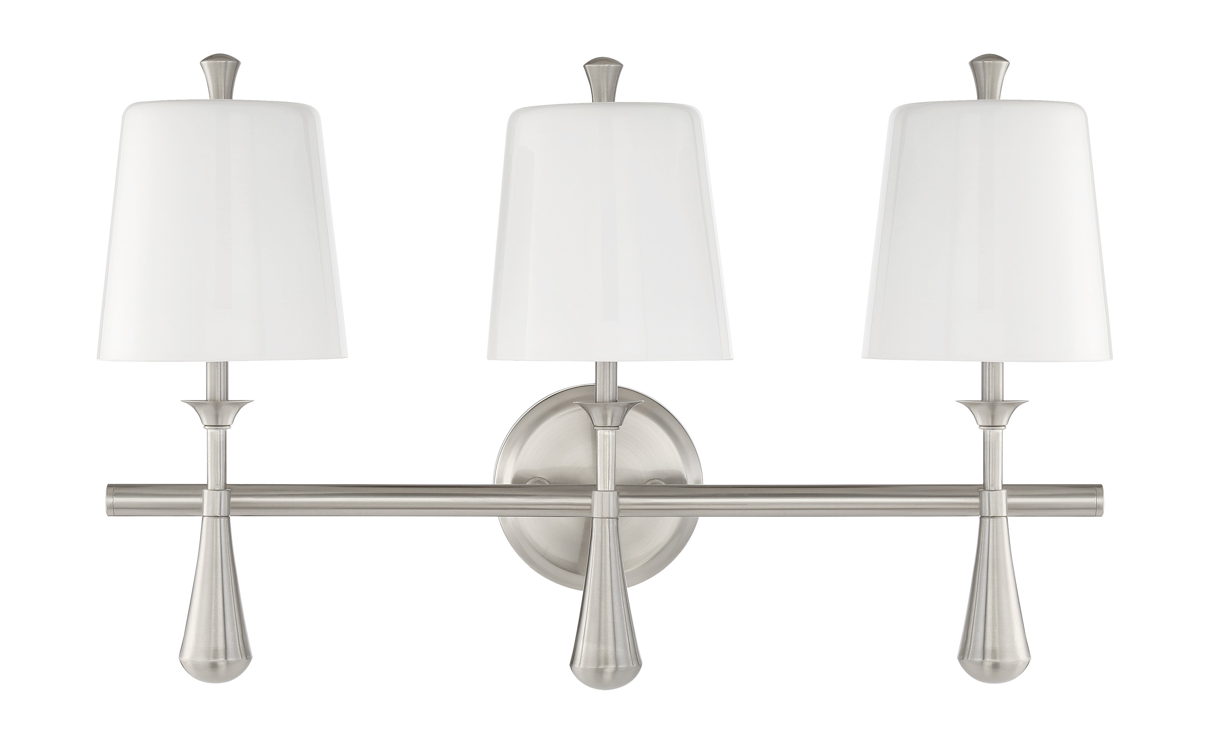 Palmer 3 Light Vanity in Brushed Polished Nickel – Antique Hardware Supply
