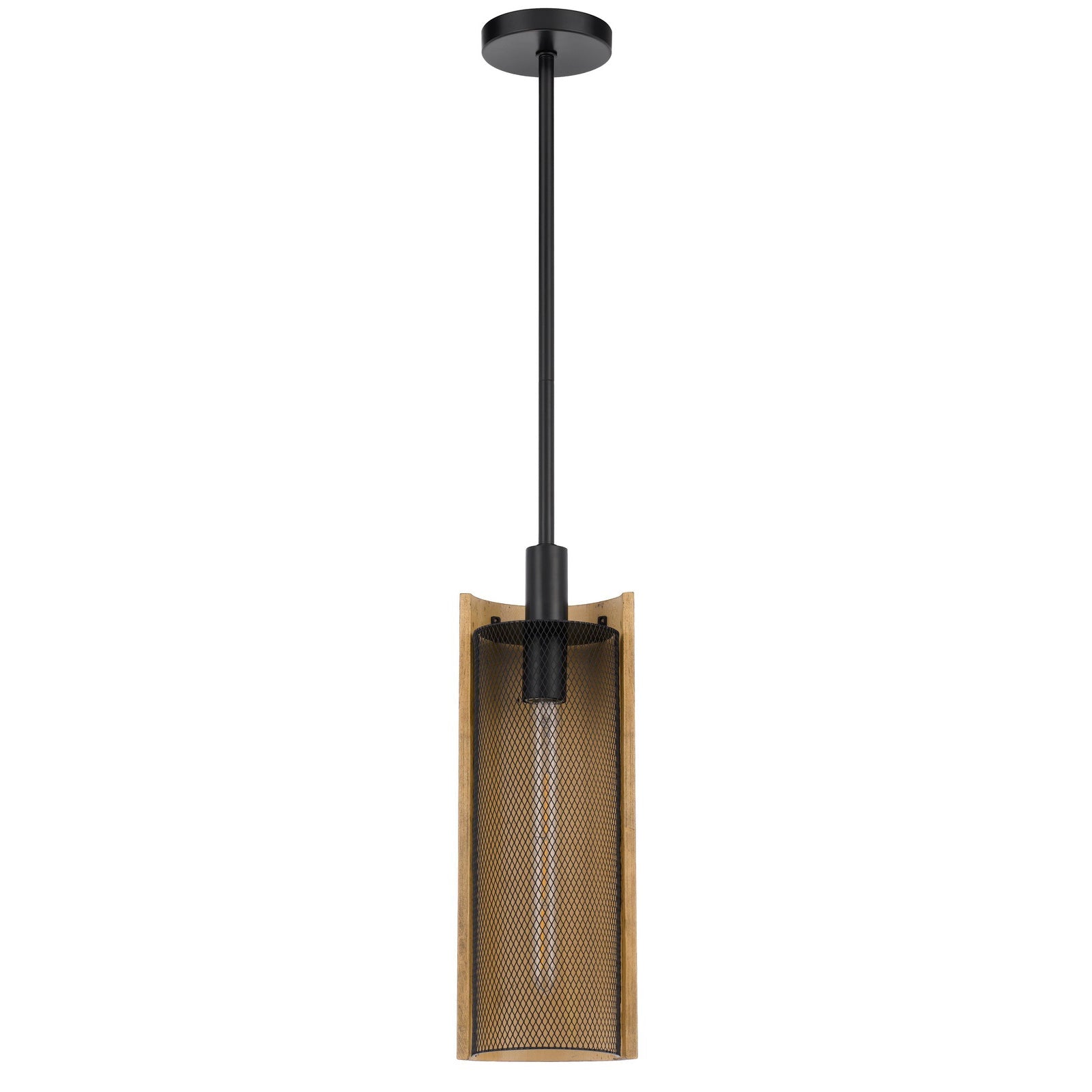 Wigan robber wood drop pendant with mesh shade – Antique Hardware Supply