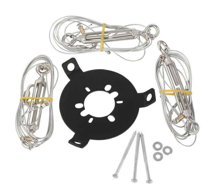 Guide Wire System in Flat Black – Antique Hardware Supply