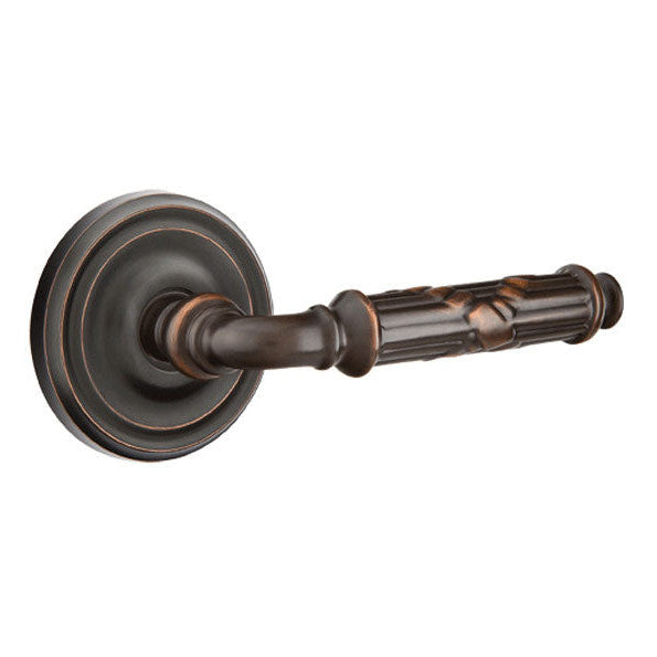 Solid Brass Ribbon & Reed Lever With Regular Rosette – Antique Hardware ...