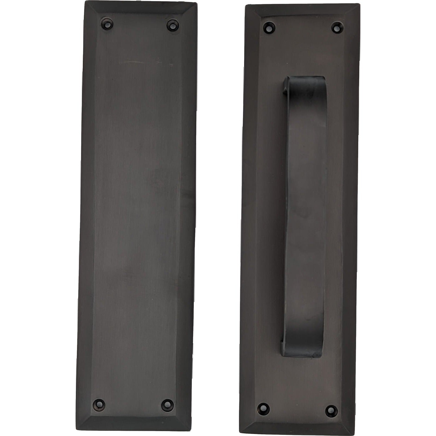 10 Inch Quaker Style Pull and Push Plate Set (Several Finish Options ...