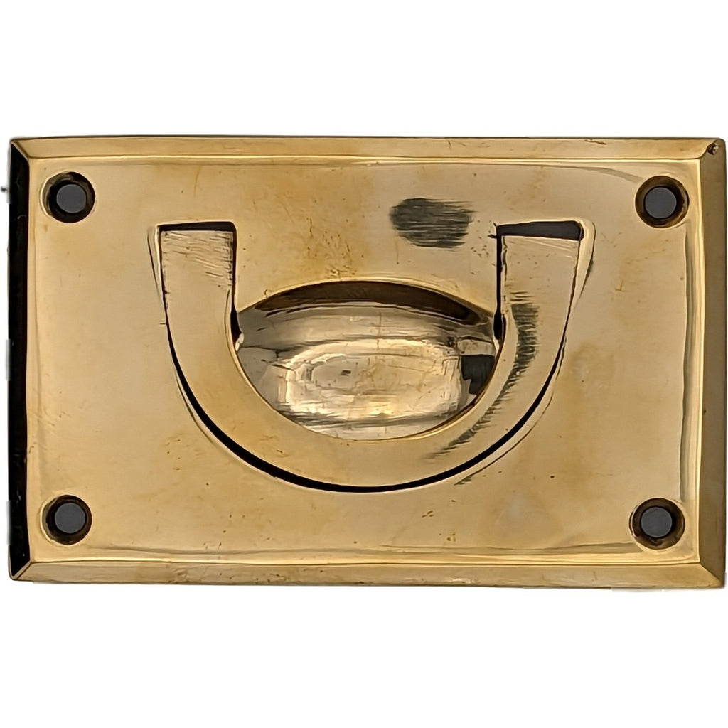 Solid Brass Recessed Drop Pull – Antique Hardware Supply