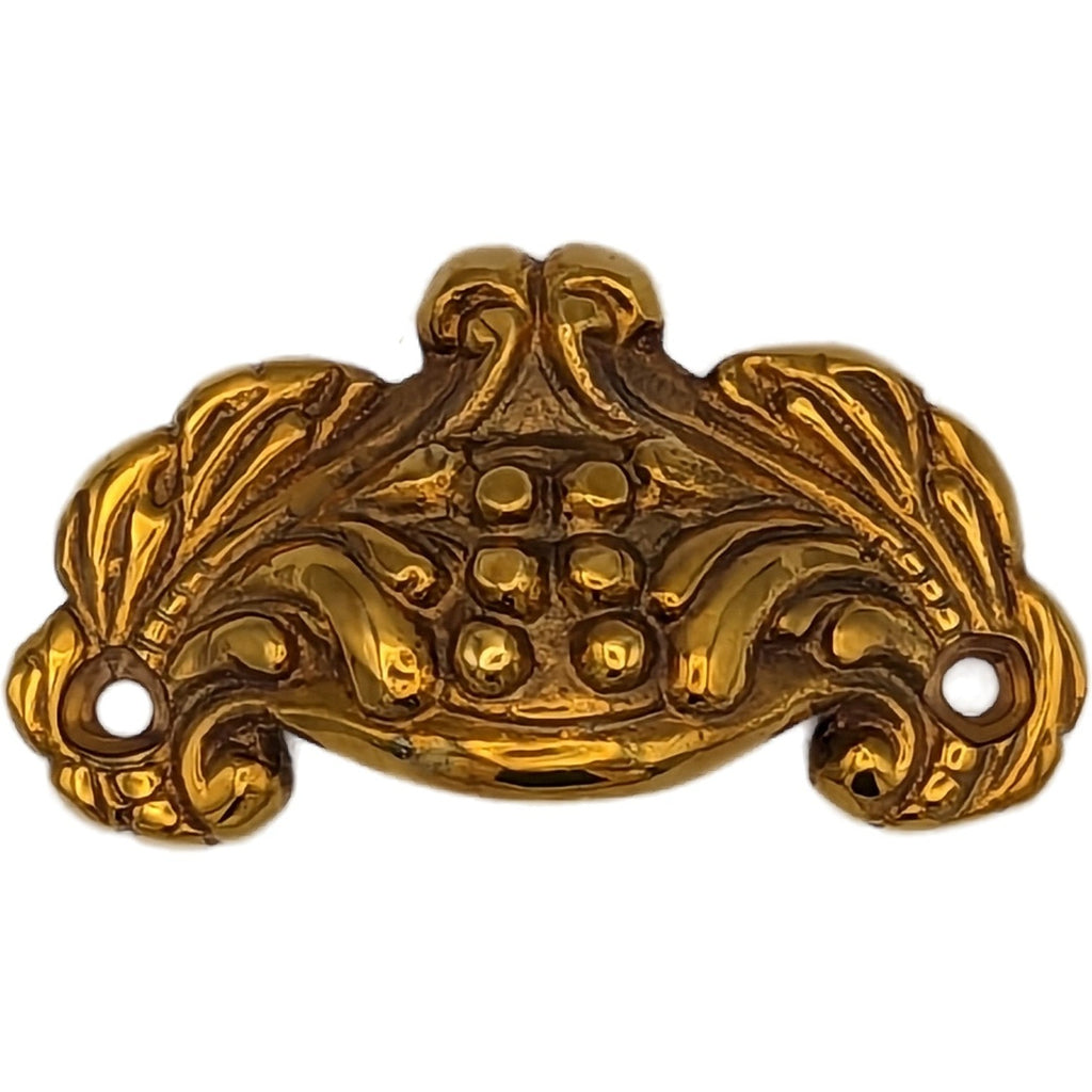 3 Inch Overall (2 3/8 Inch c-c) Solid Brass Cup Pull – Antique Hardware ...