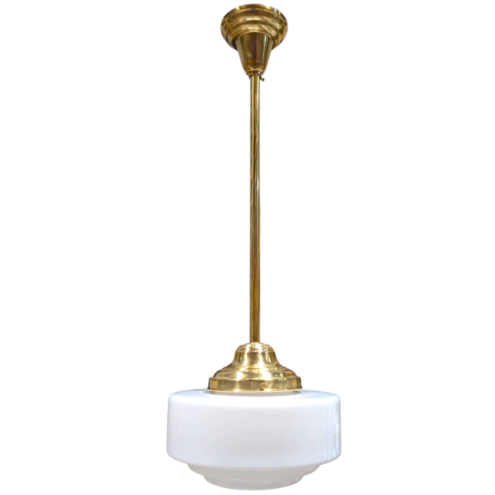 Stepped Mid Century Modern Glass Rod Pendant Light (Several Finishes A ...