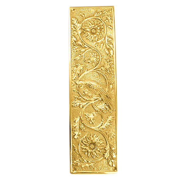 11 1/4 Inch Cockateel Bird and Flower Push Plate – Antique Hardware Supply