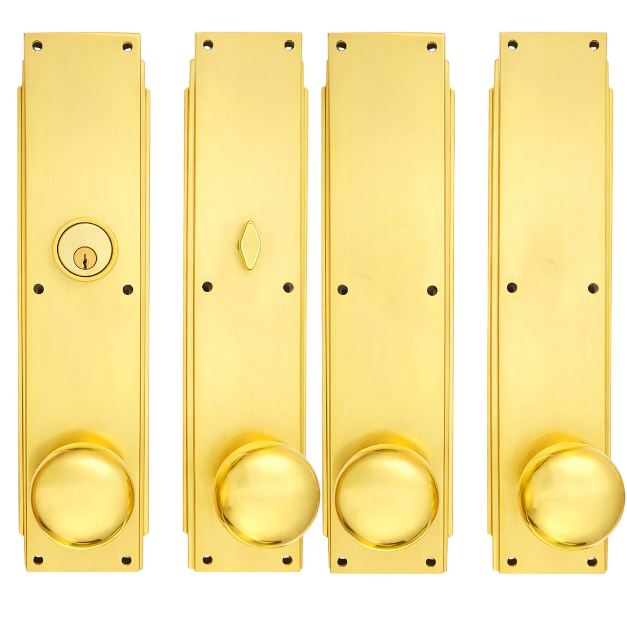 Skyscraper Double Door Entryway Set (Several Knob & Finish Options Ava ...