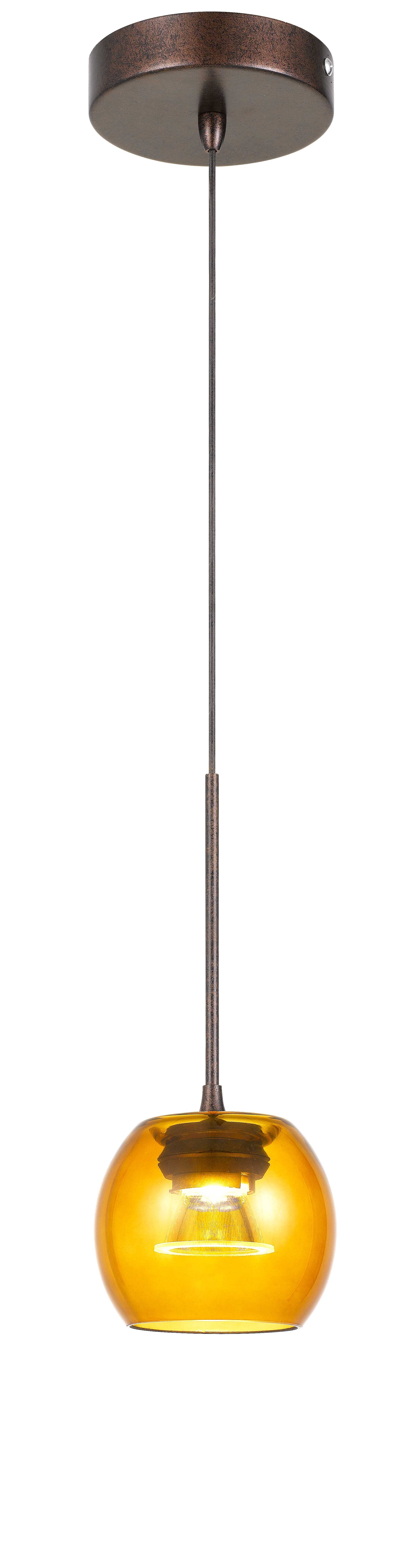 ITHACA 3000K, 8W, 700 LUMEN, 90 CRI DIMMABLE LED GLASS MINI PENDANT WI ...