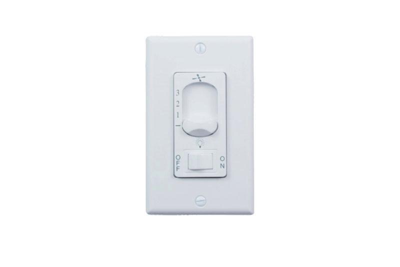Dual Fan Light Wall Control WHITE – Antique Hardware Supply