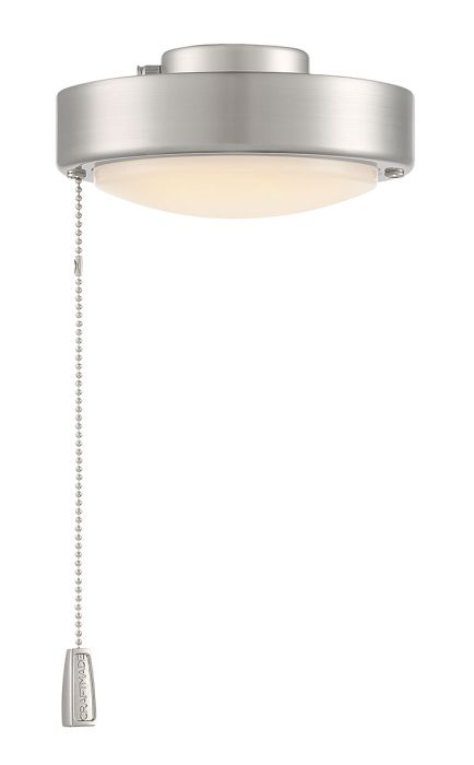 1 Light Universal LED Disk Light Kit in Brushed Polished Nickel ...