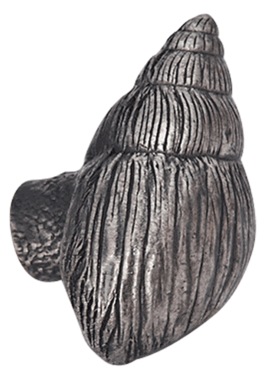 1 5/8 Inch Ocean Seaside Nautical Solid Pewter Twisting Conch Seashell ...