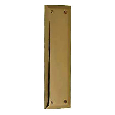 10 Inch Quaker Style Push Plate in Several Finishes – Antique Hardware ...