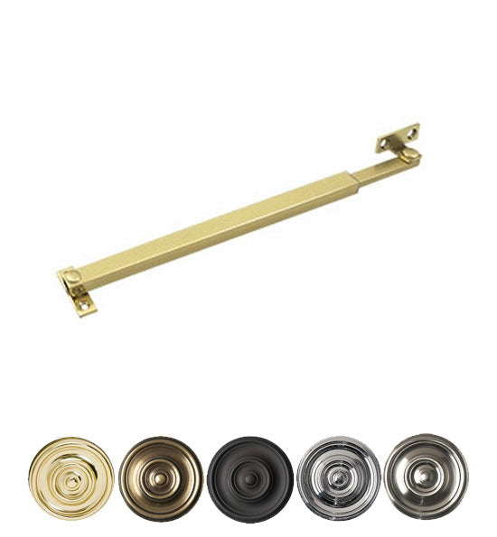 12 Inch Solid Brass Friction Casement Fastener – Antique Hardware Supply